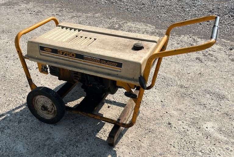 MTD 3750 Power plant generator, has a gas on/off under the gas tank ...