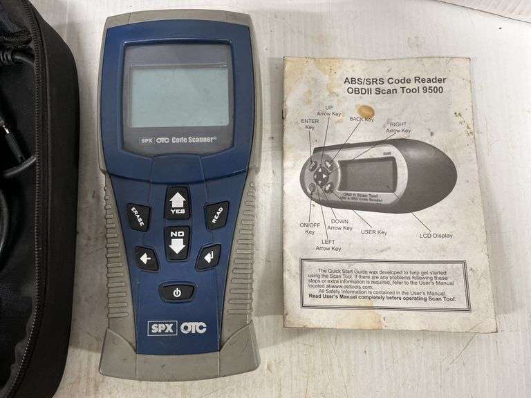 Cornwell SPX OTC 3498 automotive diagnostic scanner in case with cords ...