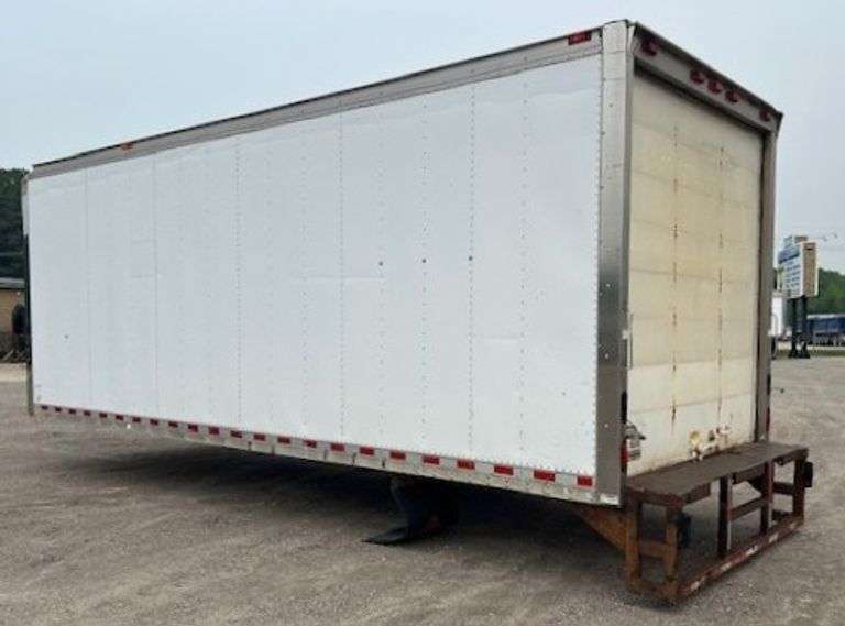 Aluminum van body, 8 1/2'W x 24'L x 8 1/2'H, hardwood floor (needs ...