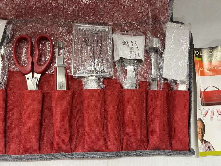 Wolfgang Puck 12-piece kitchen utensil garnishing set, includes: Peller ...