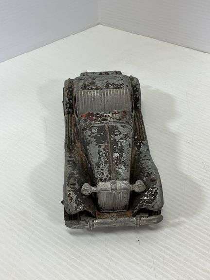 Hubley MG Car; Hubley Grain Trailer, up to 11"L, as is, used - Albrecht ...