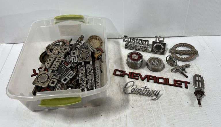 Auto emblems and hood ornament Buick, GMC, and Chevrolet, up to 12"W ...
