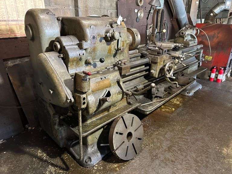 Springfield Lathe, 3-Phase, 16" Swing, 6' Bed. Comes with Face Plate, 3 ...