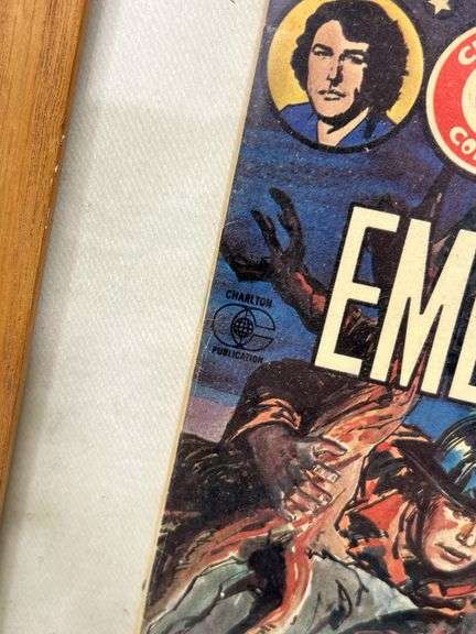 Emergency comic #4, framed, frame- 13 1/2" x 16 1/2", great - Albrecht ...