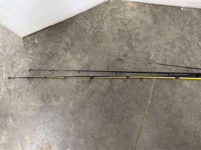 Eagle Claw M-7 Graphic 6' pole with reel; Shakespeare Ugly Stick with ...