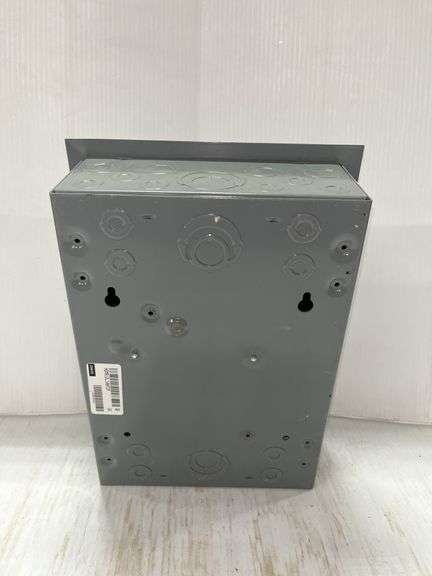 Small breaker box with lid, 9"W x 3 3/4"D x 12 1/2"H, appears new ...