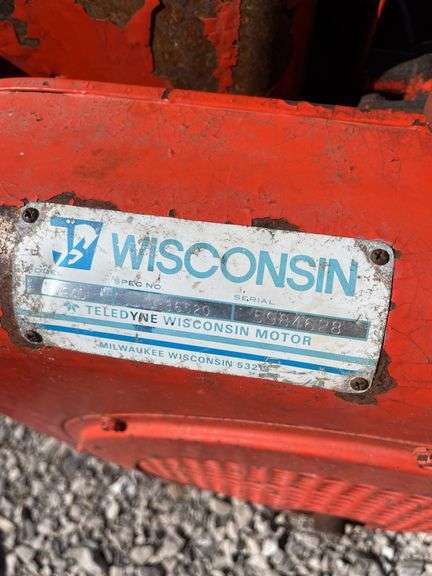 Wisconsin VG4D engine, 37 HP, air cooled, low hours, nice - Albrecht ...