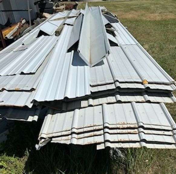 This item Selling ABSOLUTE! ~~~ 40' x 80' Roof Take-Off Steel, White ...