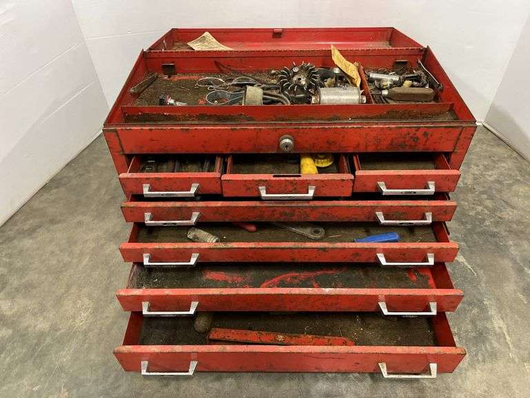 MAC Tools tool box with seven pull-out drawers, includes tools and ...