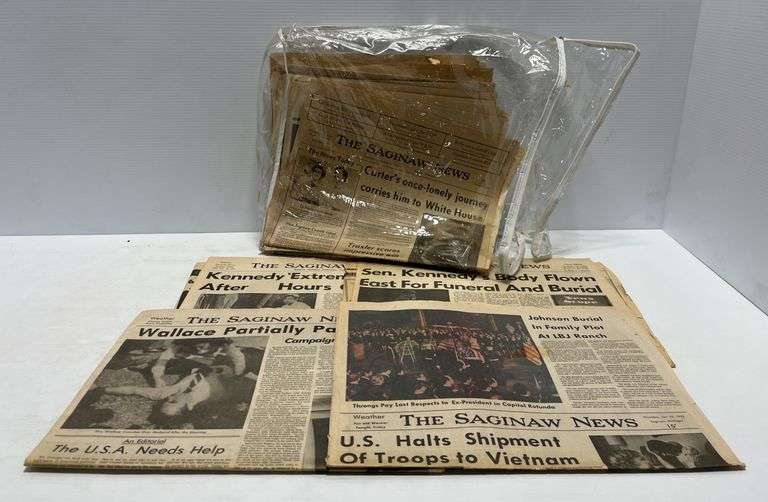 Older newspapers from 1968 to 2009, historic headlines including RFK ...