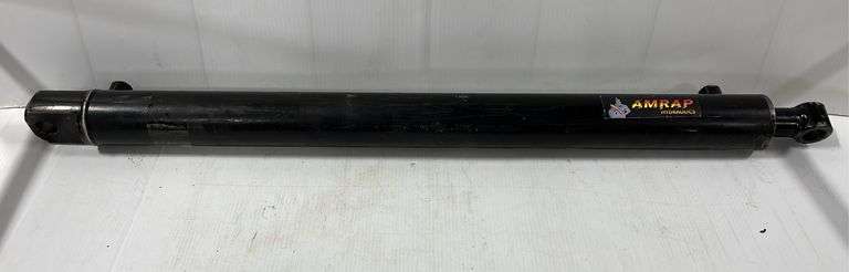 Hydraulic cylinder, 2 1/2" bore, 30" stroke, 1" eyes, new - Albrecht ...
