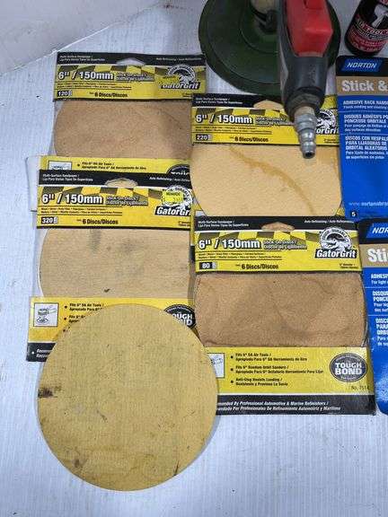 Coleman Powermate air disk sander, 6"Dia - Albrecht Auction Service