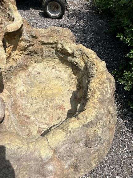 Four Falls Rock Pond, fake rocks, foam waterfall, no pump, used an ...