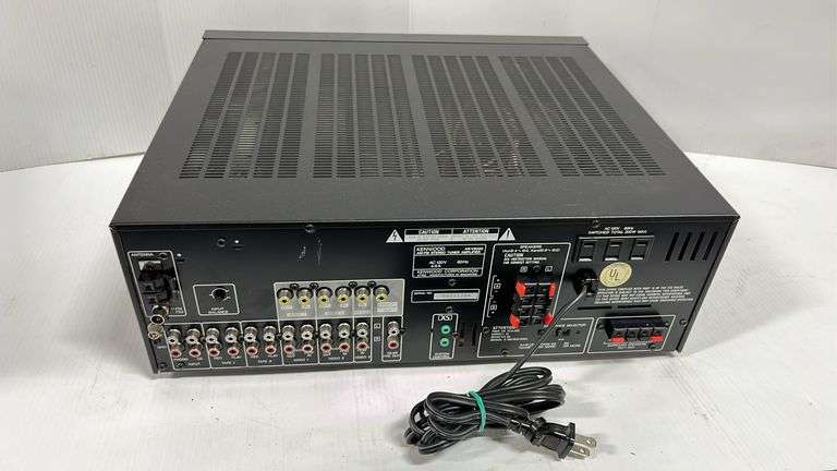 1990 Kenwood KR-V8020 stereo receiver, 100W per channel, 17"W x 15"D x ...