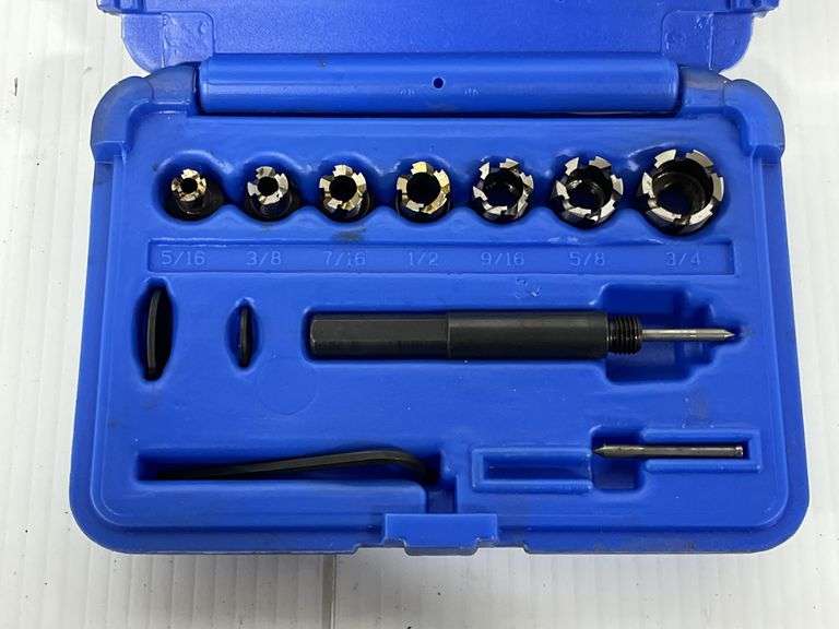 Hougen Rotabroach kit for materials up to 1/4"Thick, 5/16, 3/8, 7/16, 1 ...