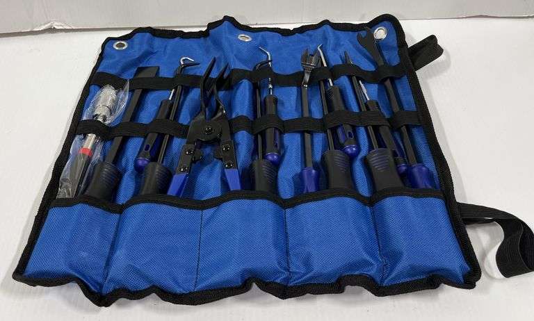 13-Piece precision tool kit with magnetic telescoping hook, scraper ...