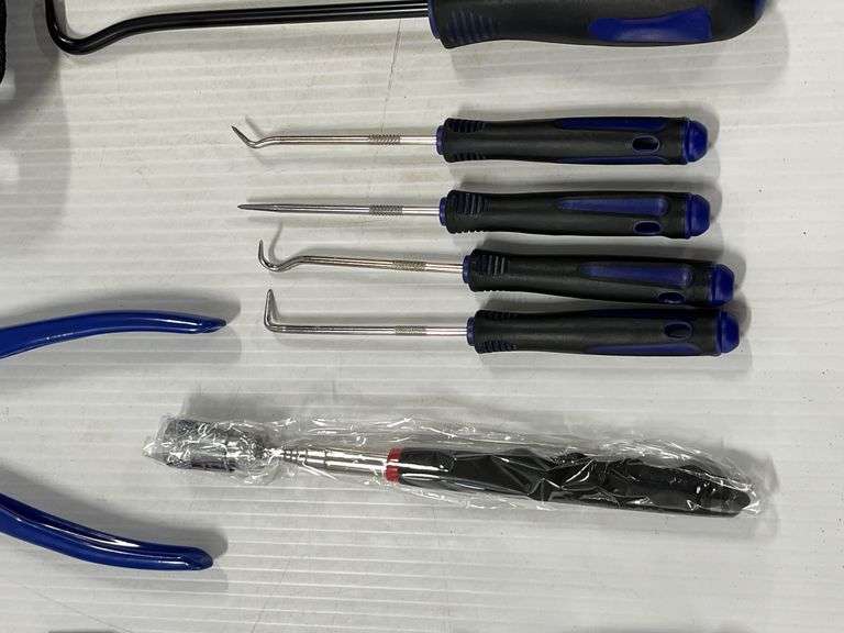 13-Piece precision tool kit with magnetic telescoping hook, scraper ...