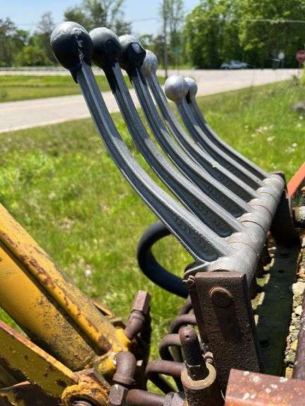 Tractor backhoe with PTO pump and reservoir, 18" bucket, will need some ...