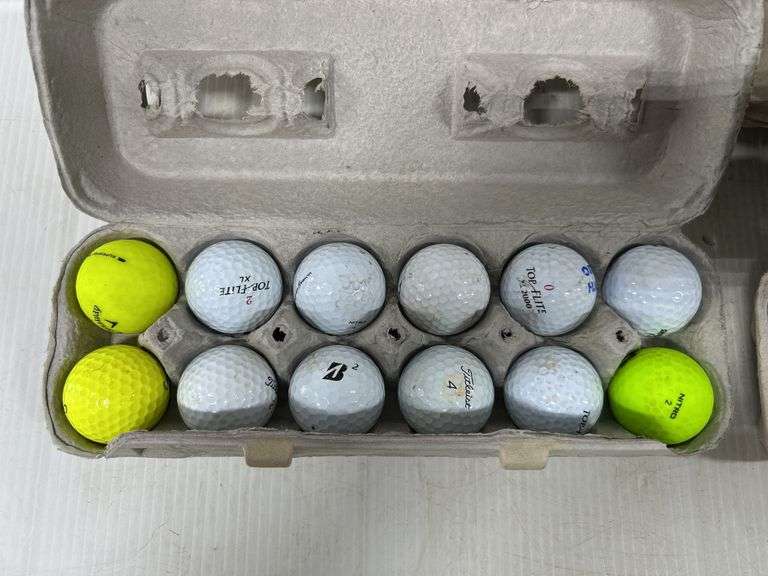 (78) Golf balls, good, no cuts - Albrecht Auction Service