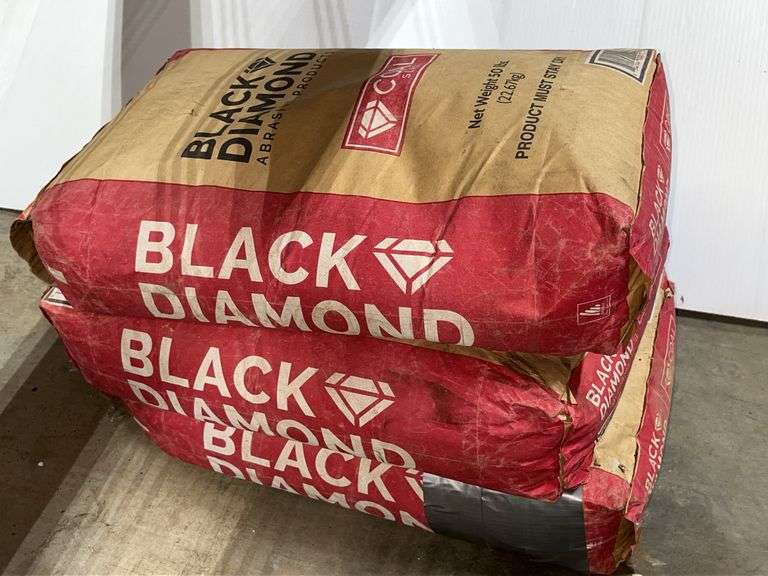 (3) Bags of Black Diamond coal slag sand for a sand blaster - Albrecht ...
