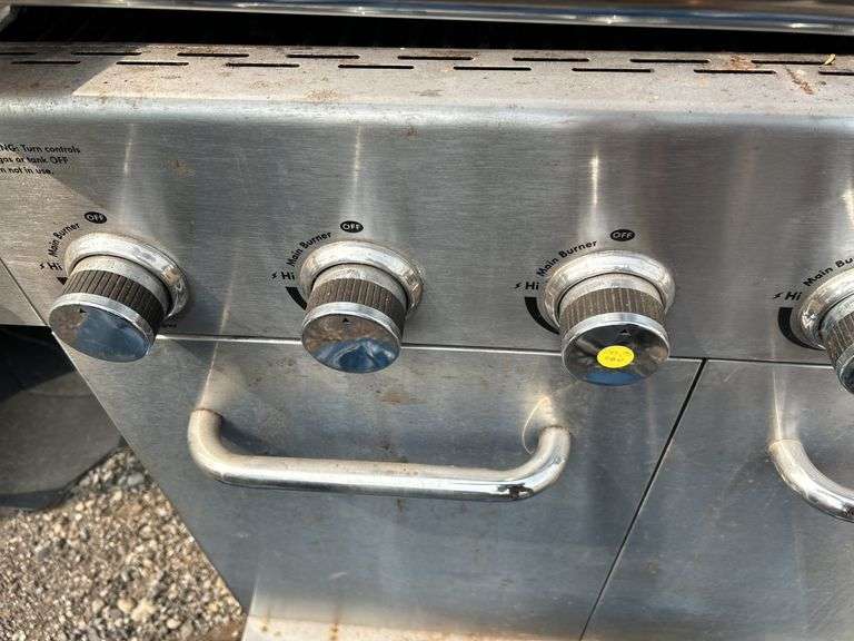 CharBroil grill sear burner, side burner works, 36" grill space x 64"W ...