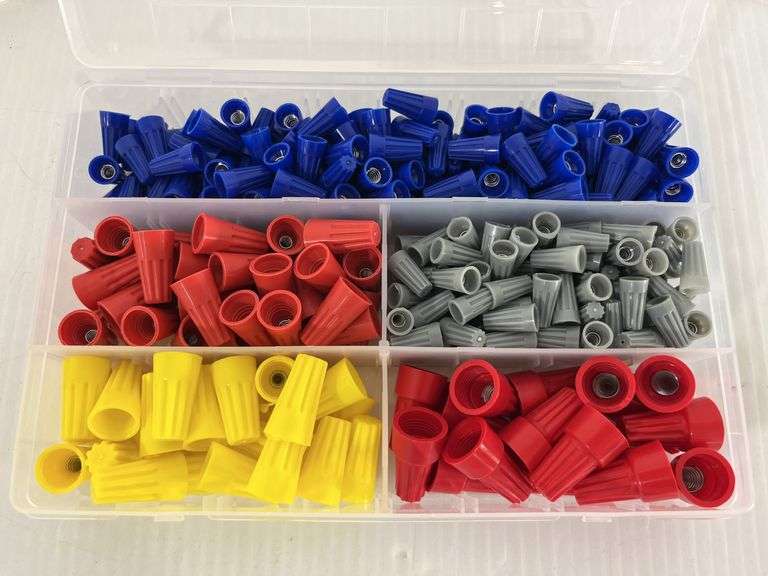 330-Piece quick connect wire nuts, steel contact, nylon insulation ...