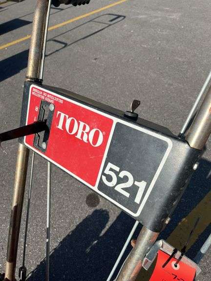 Toro snow blower, Model No. 521, with reverse and three speeds, good ...