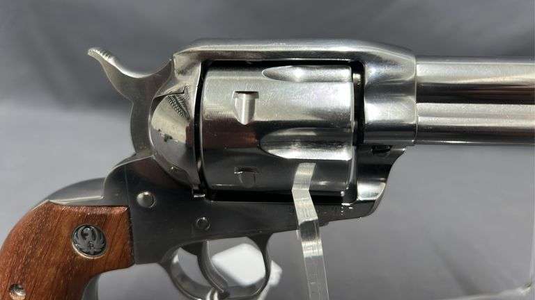 Ruger Vaquero, .45 LC, 6-Shot Single Action Stainless Steel Revolver ...