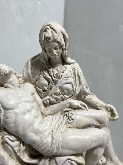 Michelangelo's figure of Pieta', marked "Austria Production 1968", 11"H ...