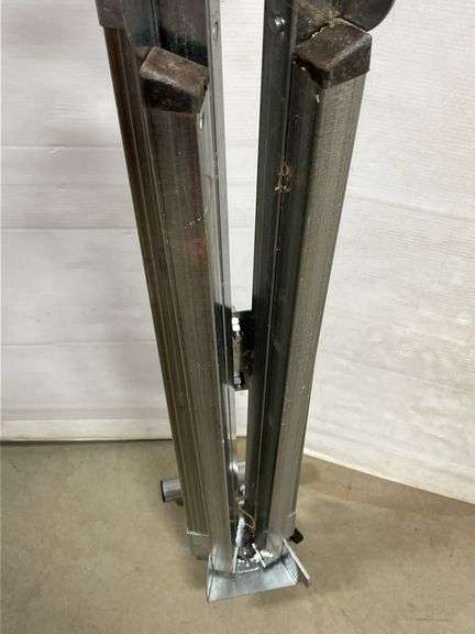 Miter box stand, heavy duty, arm extends out, Plus-100 model, works as ...