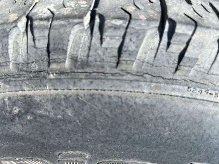 (4) BF Goodrich P245/75R16 Long Trail tires on Jeep 5" x 4 1/2" rims ...