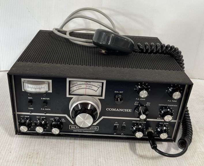 Siltronix CB radio, model 1011D, 13"L, works - Albrecht Auction Service