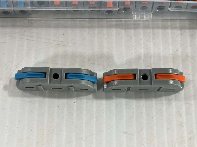 60-Piece copper CLLICE level wire connectors kit, quick connect inline ...