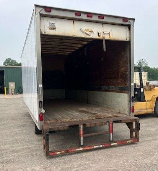 Aluminum van body, 8 1/2'W x 24'L x 8 1/2'H, hardwood floor (needs ...