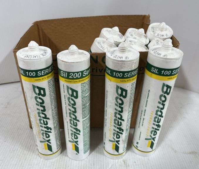 (14) Tubes of Bondaflex SIL 100 series 100% RTV silicone sealant/adhesive, new - Albrecht ...