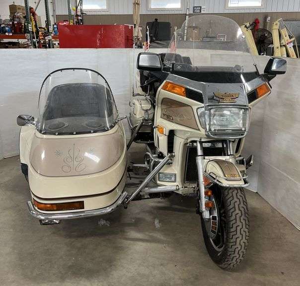 1986 Honda GL12 motorcycle with sidecar, special edition, VIN ...