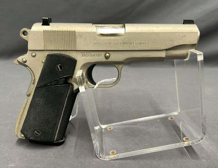 Colt Combat Commander, .45 ACP with (3) Mags and Trijicon Sights, One ...