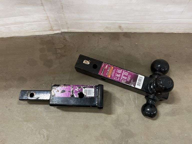 Heavy duty 3-ball hitch and sleeve, great - Albrecht Auction Service