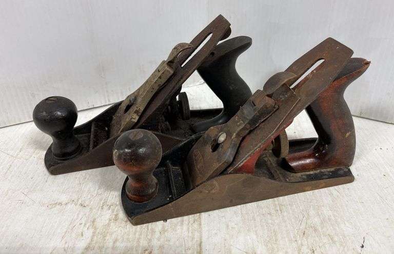 Stanley Bailey planer, and a Dunlop planer, both older, both- 9"L, very ...