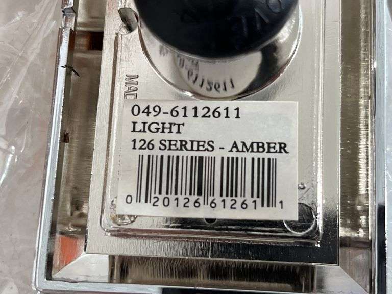 (17) 2 1/4" x 3 3/4" Amber flange mount marker lights, new - Albrecht ...