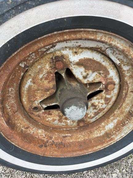 Trailer axle, 65" center of spring perch, 73" backing plate to backing ...