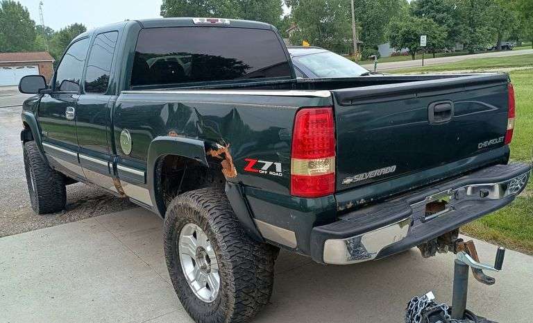 2002 Chevrolet Silverado 1500 Z71 Off-Road 4WD Pickup, (293,000 Miles ...