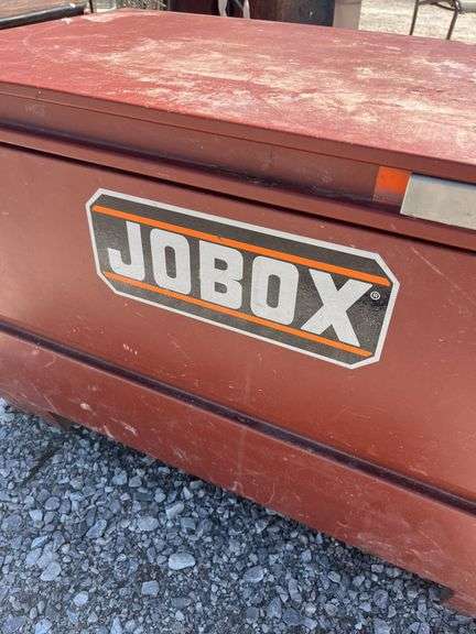 Steel "JOBOX", Model No. 1-652990 with handles, 36"W x 20"D x 24"H, is ...