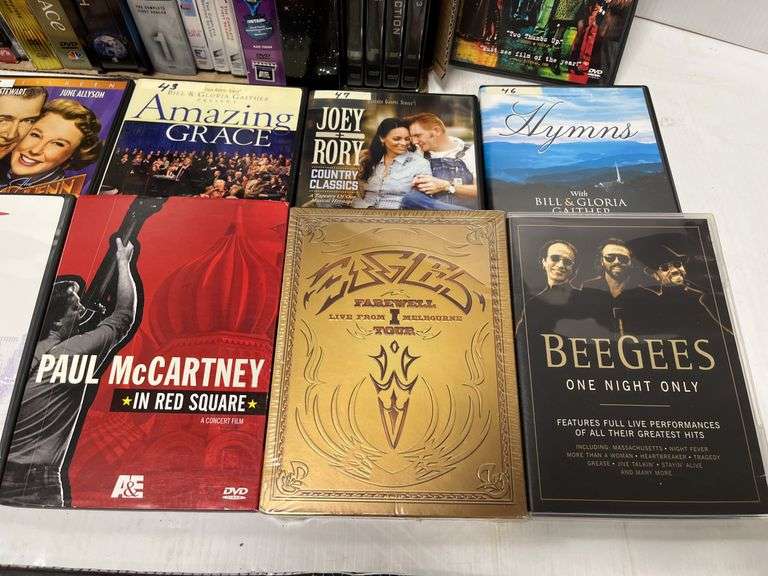 DVDs, complete seasons of many TV series and movies, includes: Will ...