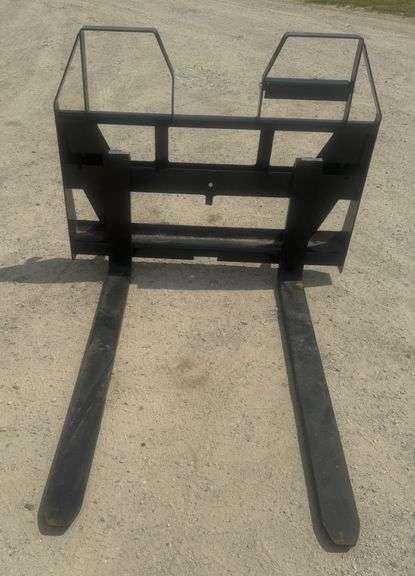 48" Pallet Forks, Euro Quick Attach Mount, New, Unused, NOTE: No Sunday ...