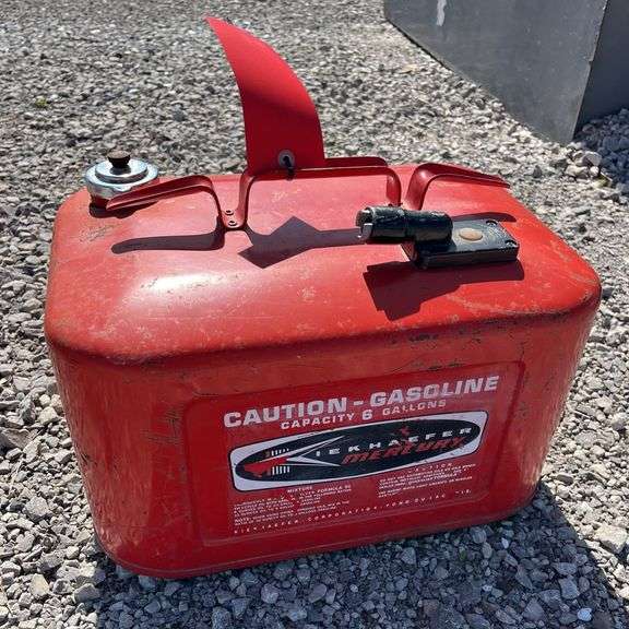 Kiekhaefer mercury gas tank, 6-gallon - Albrecht Auction Service