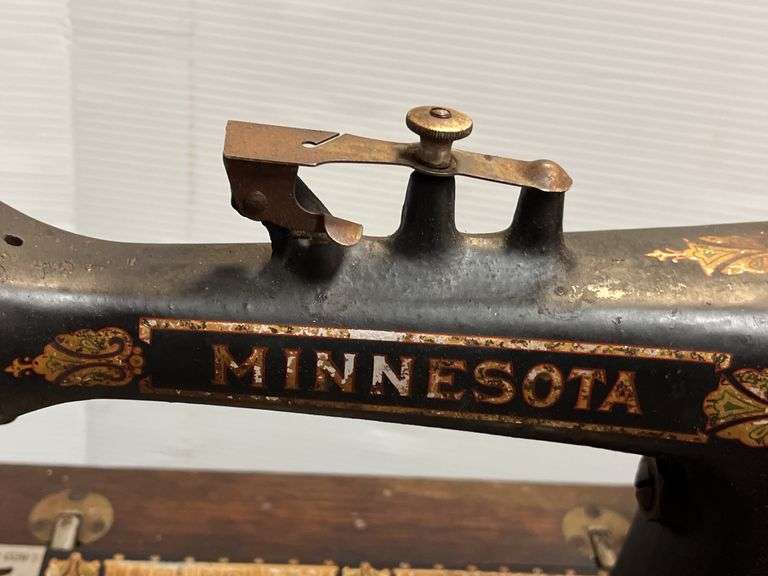 Antique Minnesota sewing machine, great for decoration, 32 1/2"W x 30"H ...