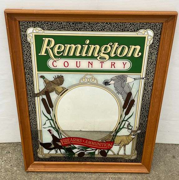 Remington Country Firearms Ammunition Mirror - Albrecht Auction Service