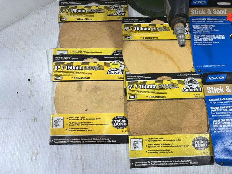 Coleman Powermate air disk sander, 6"Dia - Albrecht Auction Service