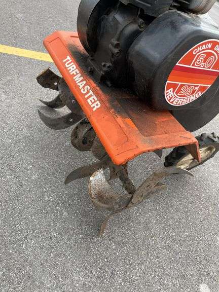 Rototiller chain drive 5.0, 26" till, as is - Albrecht Auction Service